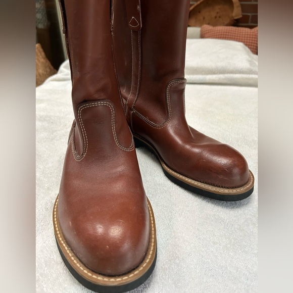 ANSI approved No brand | Shoes | Vtg Ansi Z4 Leather Mens Boots 8s ...